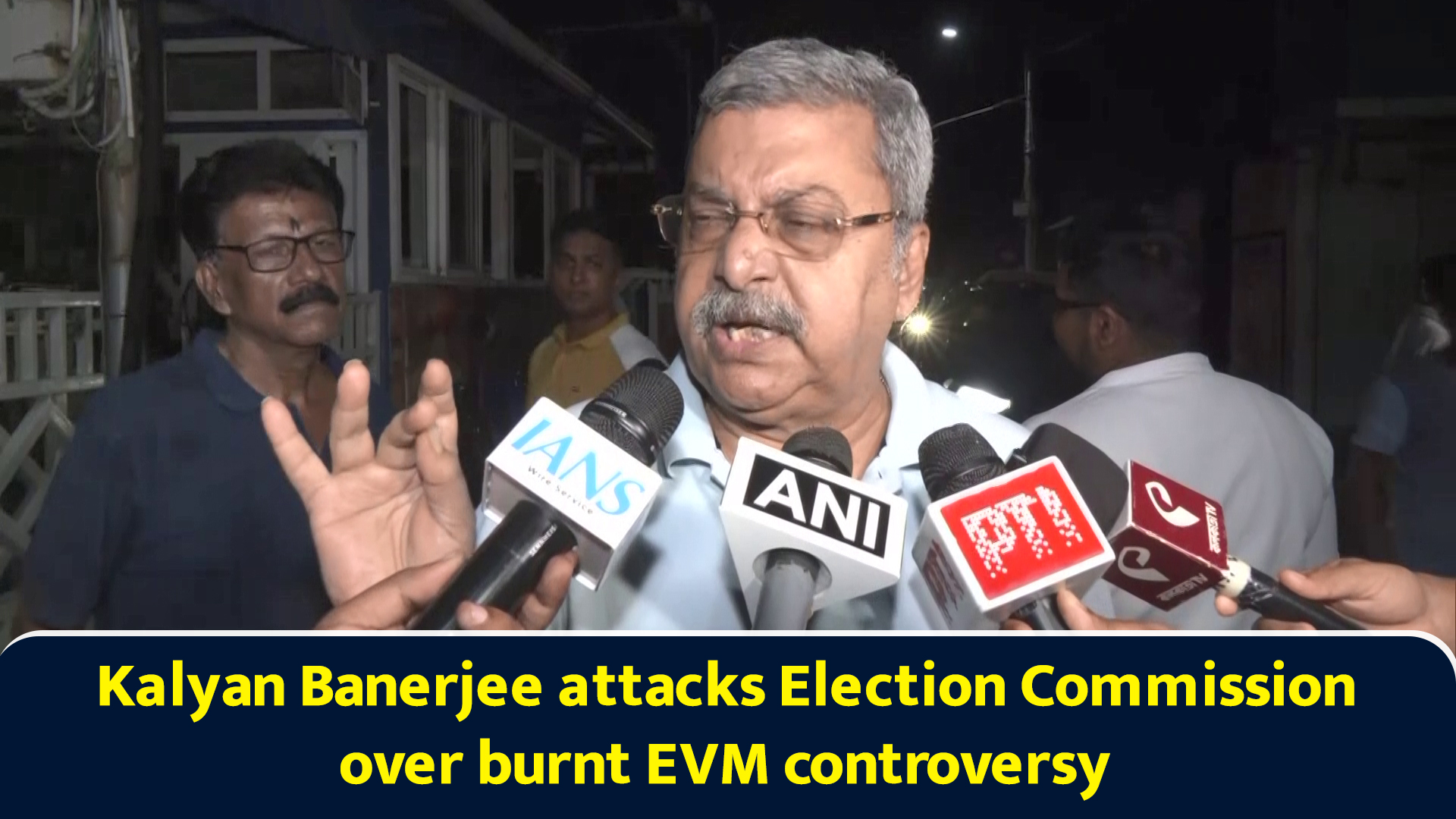 Kalyan Banerjee attacks Election Commission over burnt EVM controversy