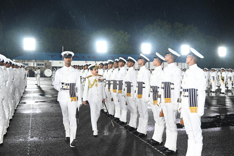 INS Chilka hosts passing out parade for trainees of 01/26 batch