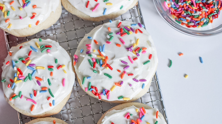 Frosted sugar cookies recipe