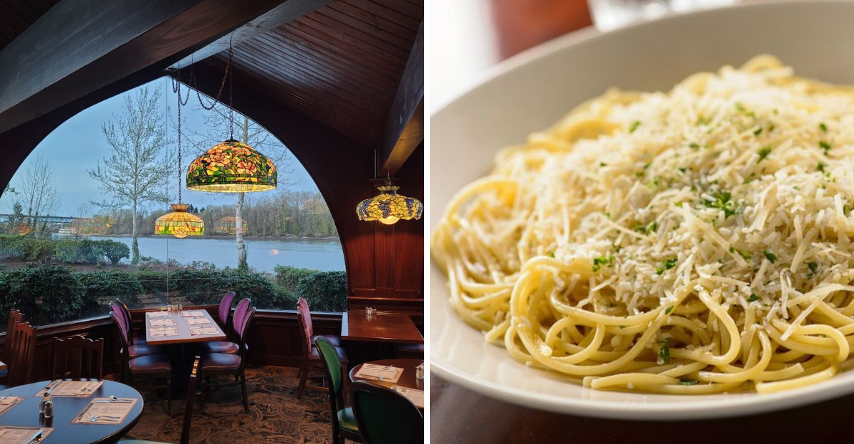 This old-school Oregon restaurant serves rich mizithra pasta and creamy ...