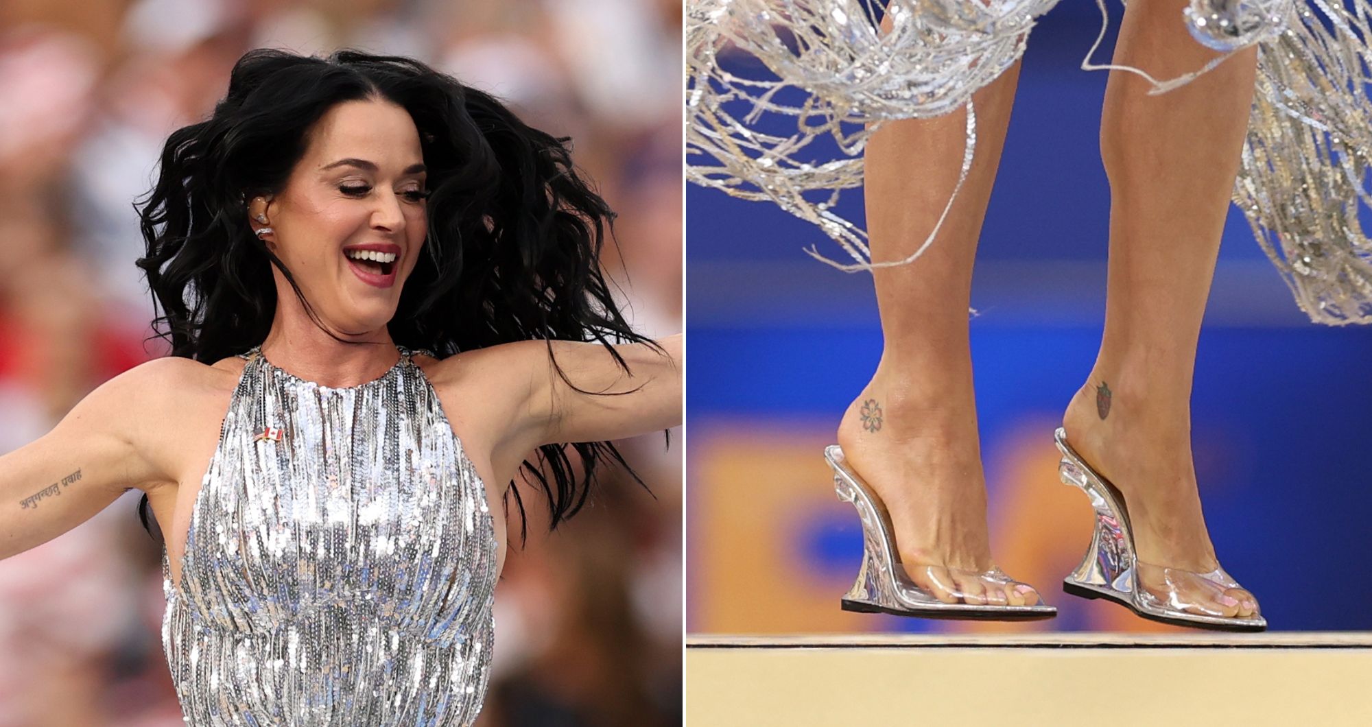 Katy Perry makes waves in Aquazzura wedges at the 2026 FIFA World Cup
