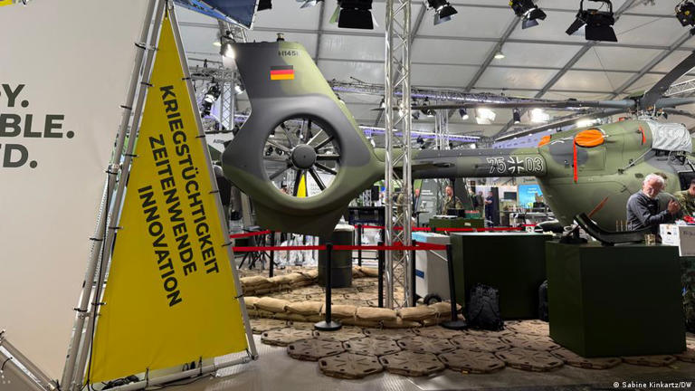 Gold rush atmosphere at Berlin's military air trade show