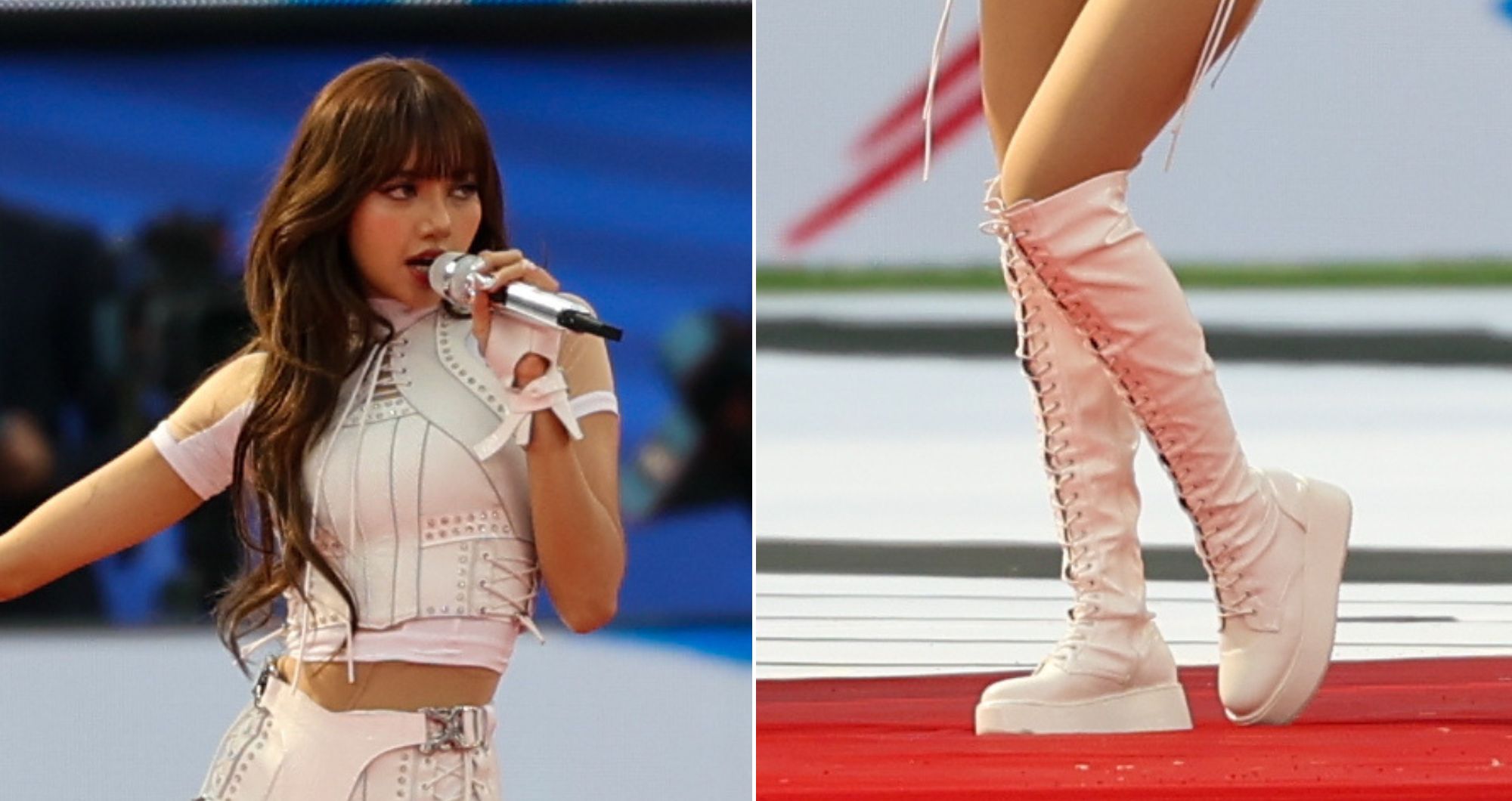 Lisa takes all-white leather to new heights at 2026 FIFA World Cup