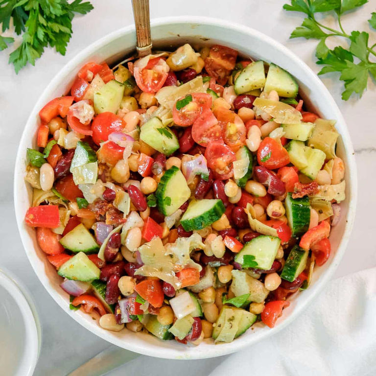 Dense bean salad