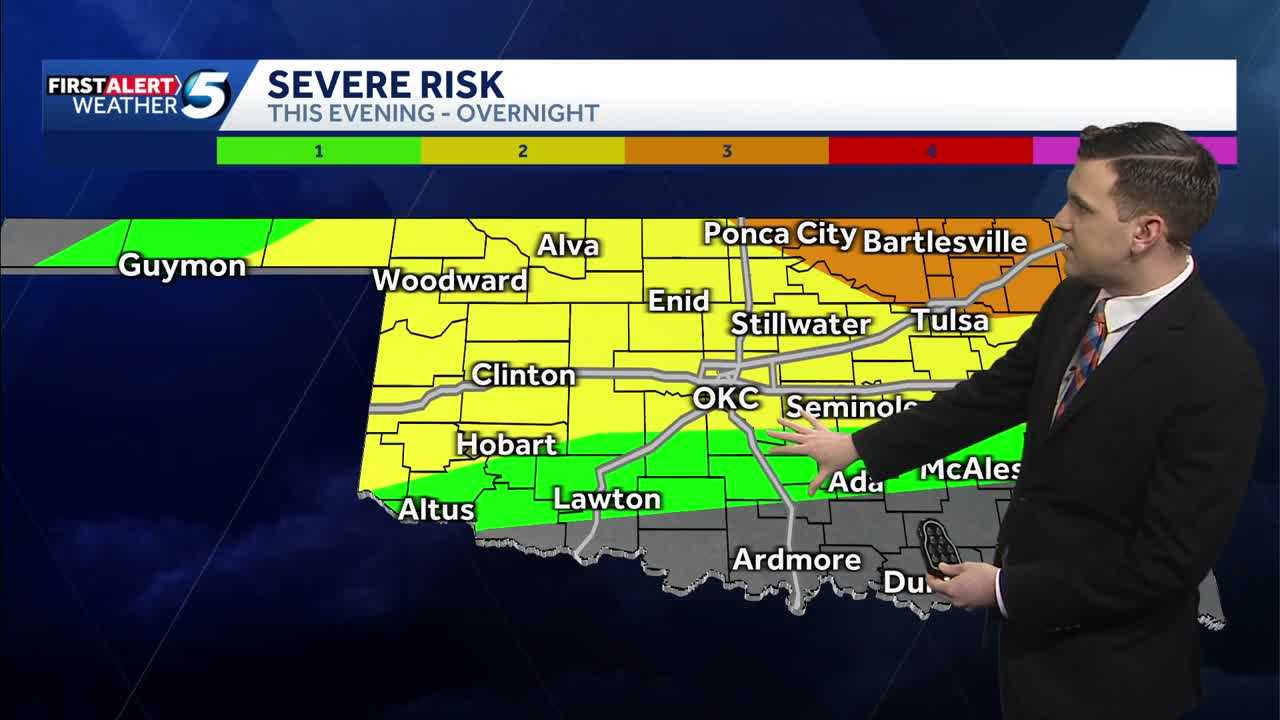 Timeline: Severe thunderstorm watch issued for parts of Oklahoma