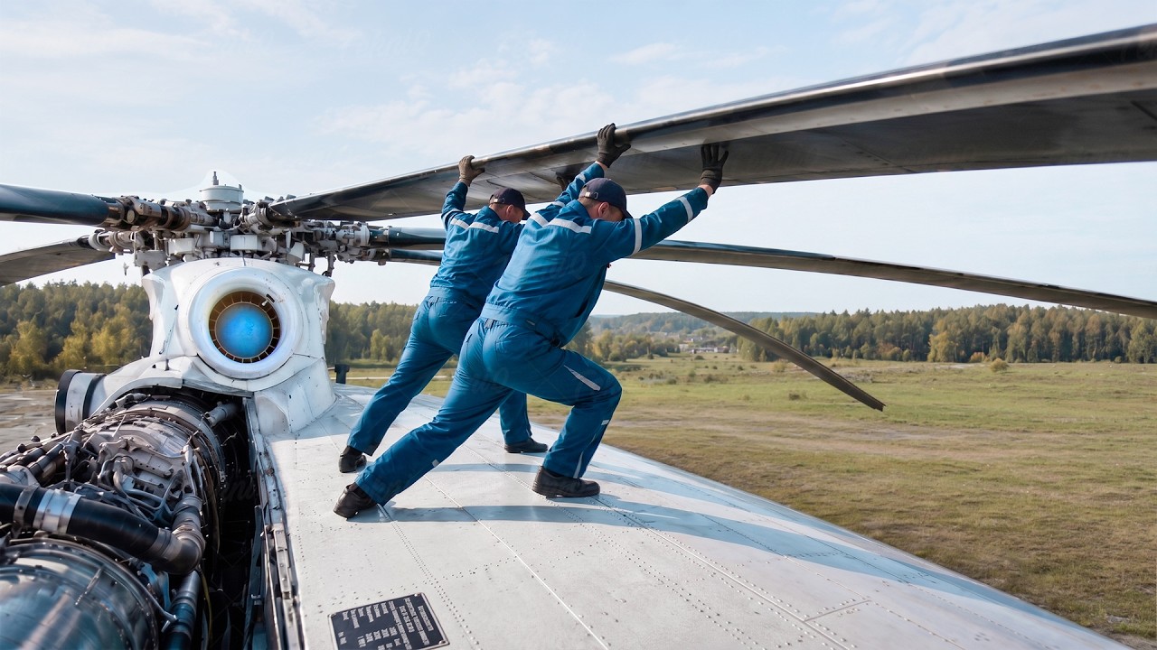 Starting the world’s most powerful helicopter ever built