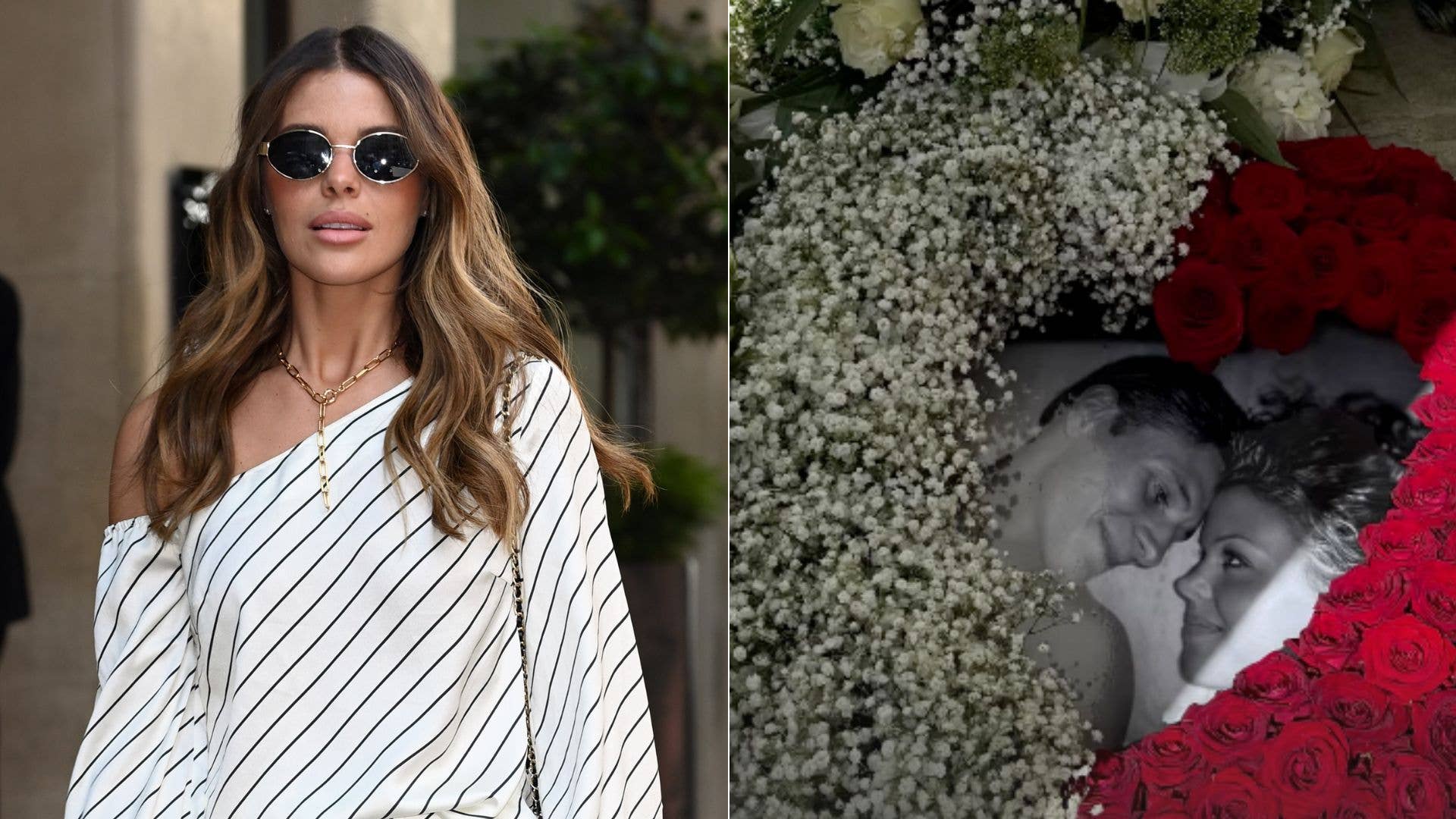 Chloe Lewis kisses Jake Hall in tribute after emotional appearance at ...