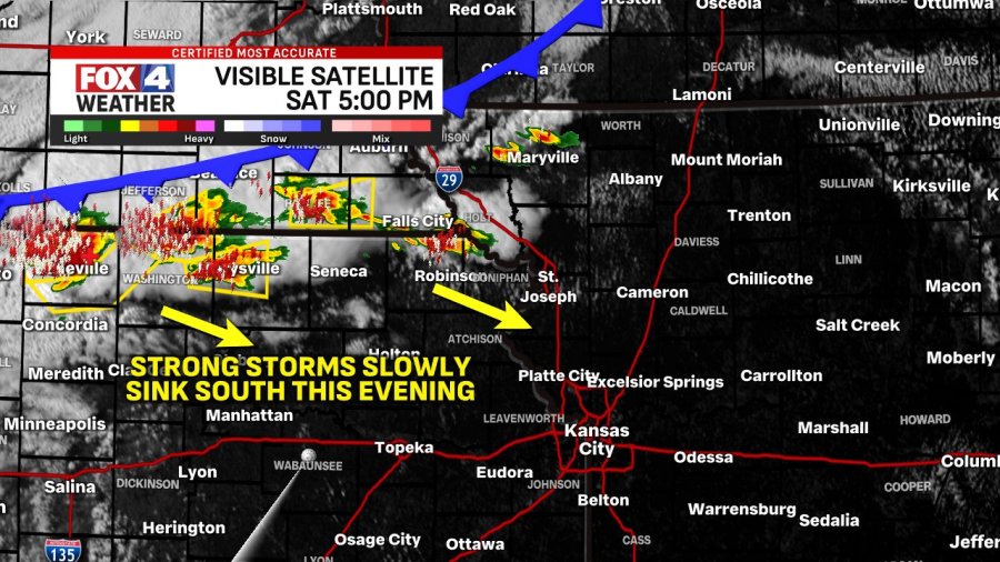 Live updates: Tornado warning issued in Johnson, Lafayette counties