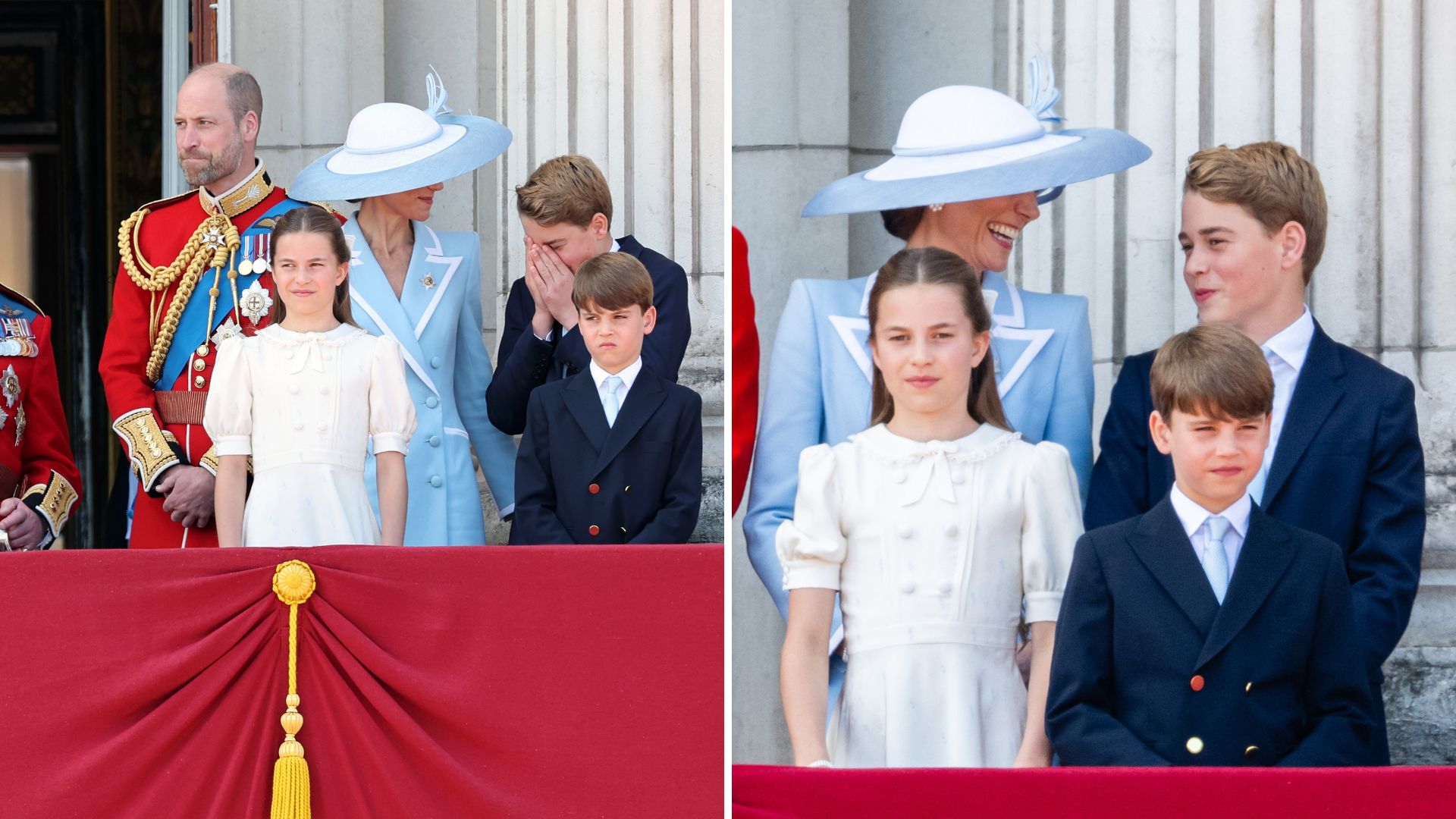 Princess Catherine and Prince George share a laugh at Trooping the Colour