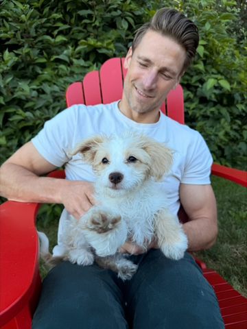 It's a Hallmark Puppy Parade! Brendan Penny, Andrew Walker and Nikki ...