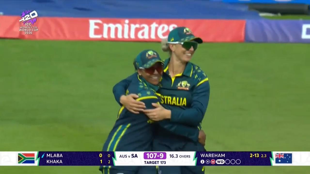 Georgia Wareham stars as Australia crush South Africa in women's T20 ...