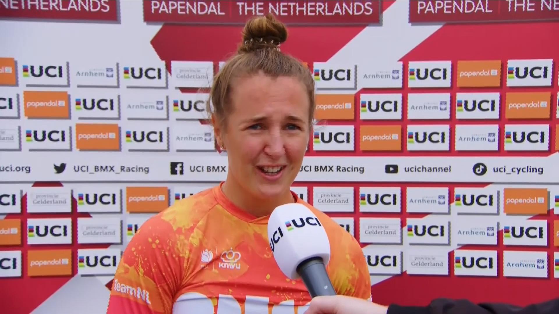 Stunning World Cup BMX home win for Laura Smulders