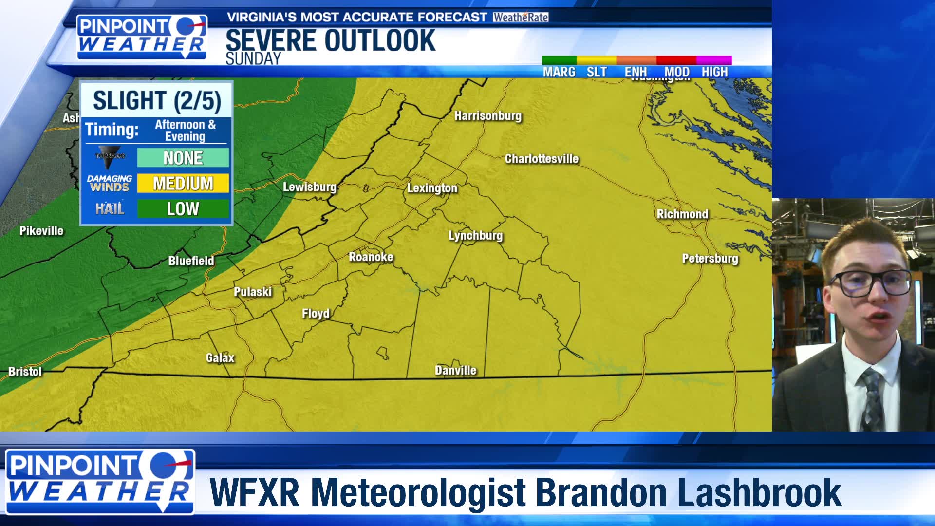 Pinpoint weather: Saturday evening forecast