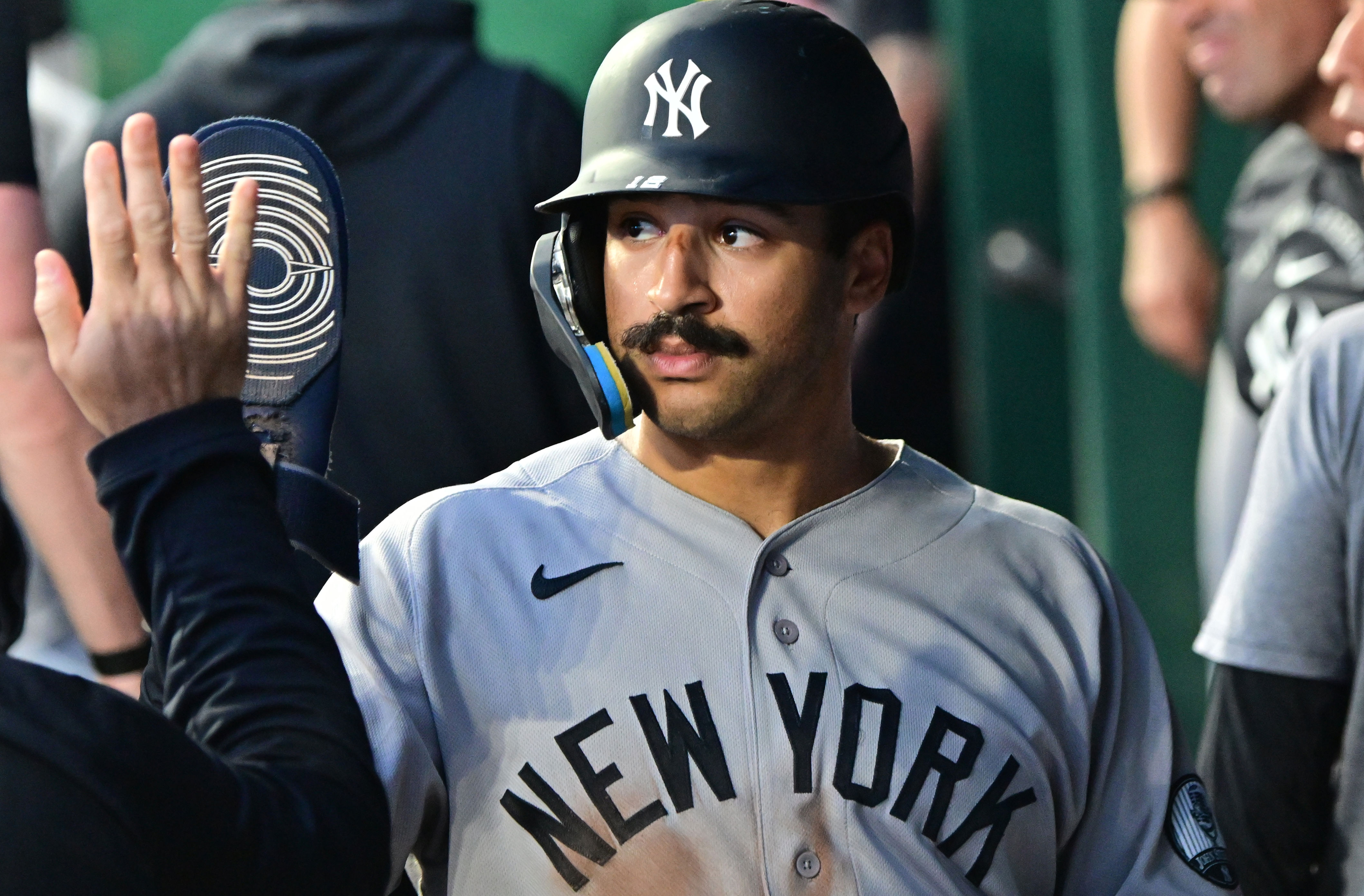 Yankees place Trent Grisham on IL with right hamstring strain, activate ...