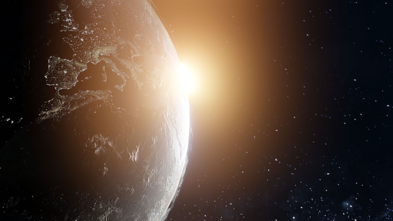 The sun is so large that about 1.3 million Earths could fit inside it