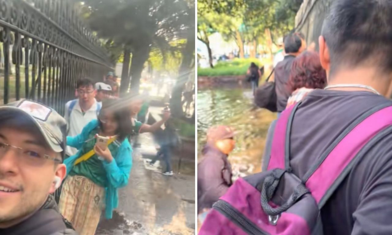 Coreanos aprenden 'hack': se cuelgan de las rejas de Chapultepec para ...