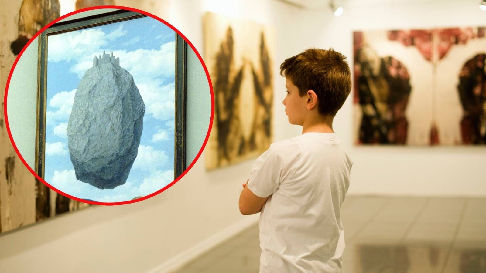 Bub (6) schlägt Loch in berühmtes Millionen-Gemälde