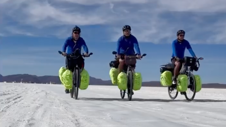 Argentina fans bike over 11,000 miles to America for World Cup