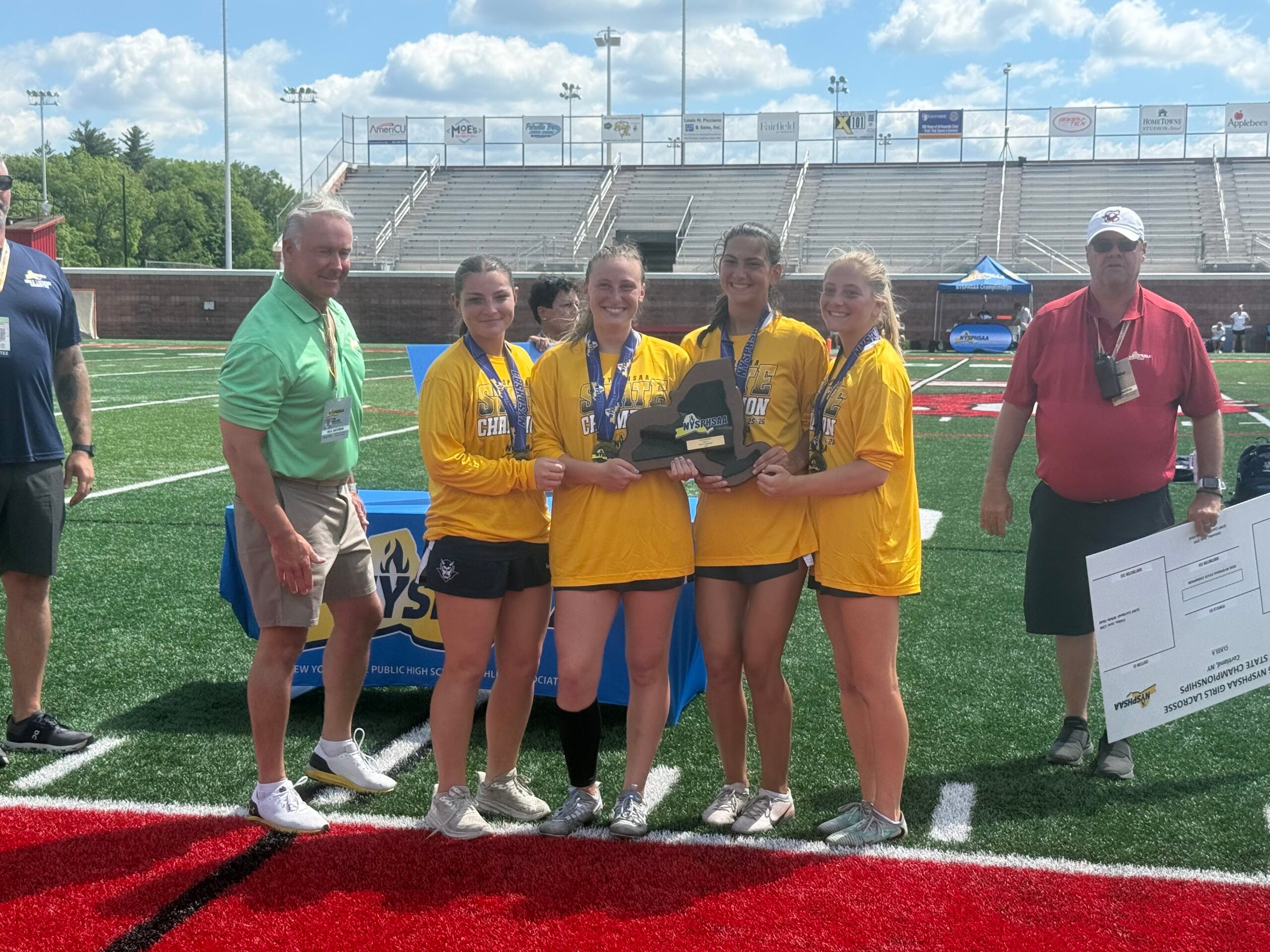 Huntington girls lax captures first state championship in program history