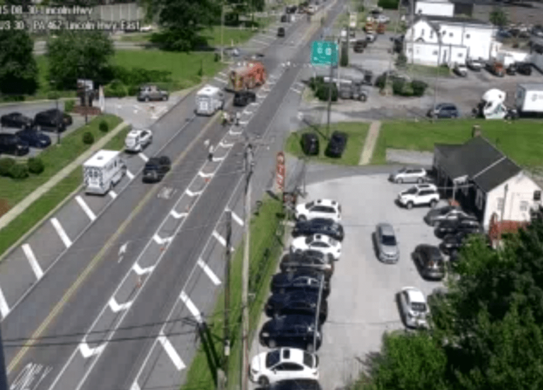 Motorcyclist injured in Lancaster County crash; road closed