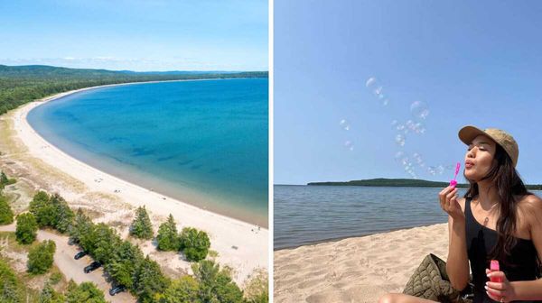 This 3.2 km Ontario beach is a hidden gem with 'Caribbean-blue' water ...