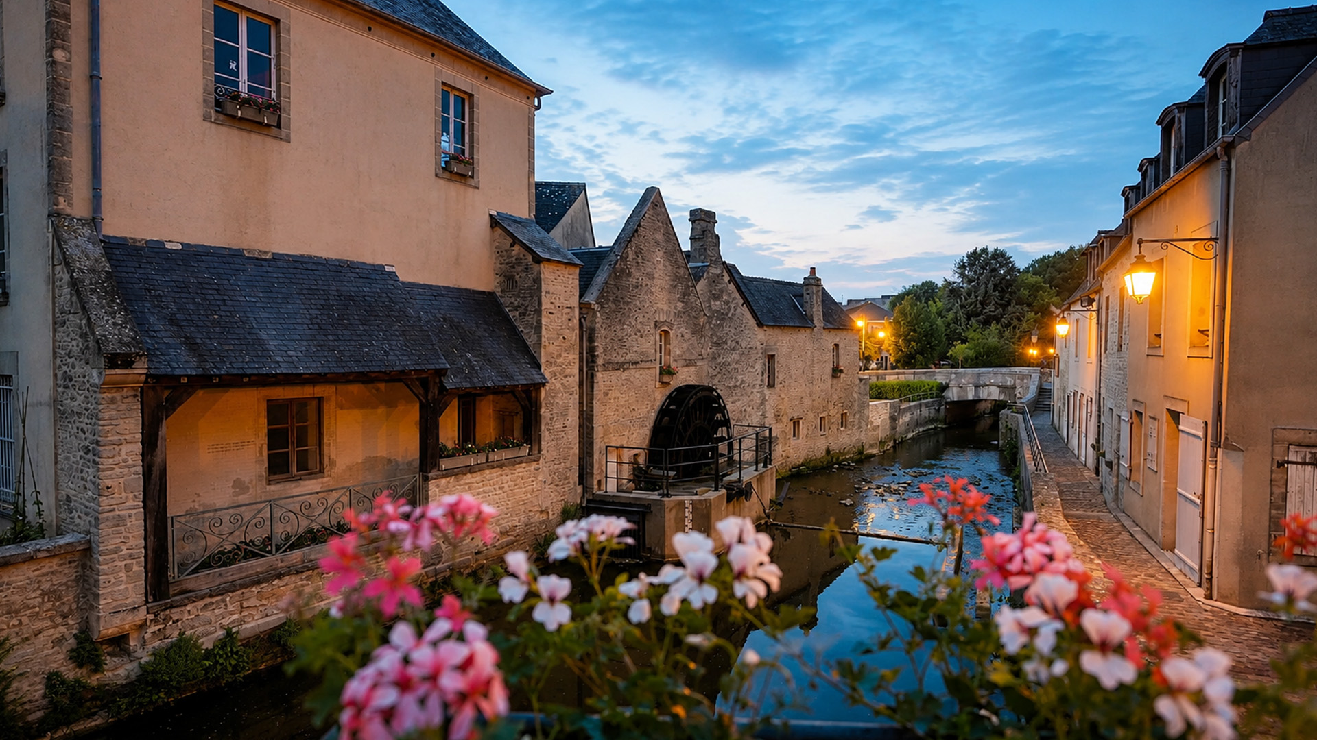 Bayeux glows during the 82nd D-Day evening walk (4K)