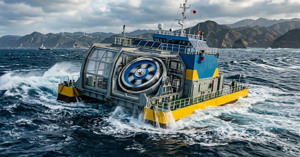 Japão lança giroscópios no oceano e transforma o mar em uma megabateria ...