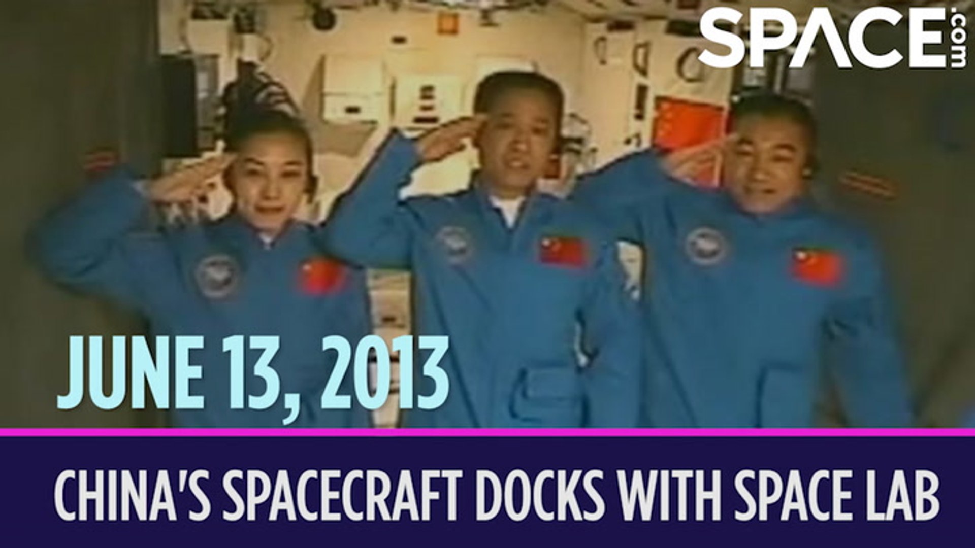 OTD in space – June 13: China’s spacecraft docks with space lab
