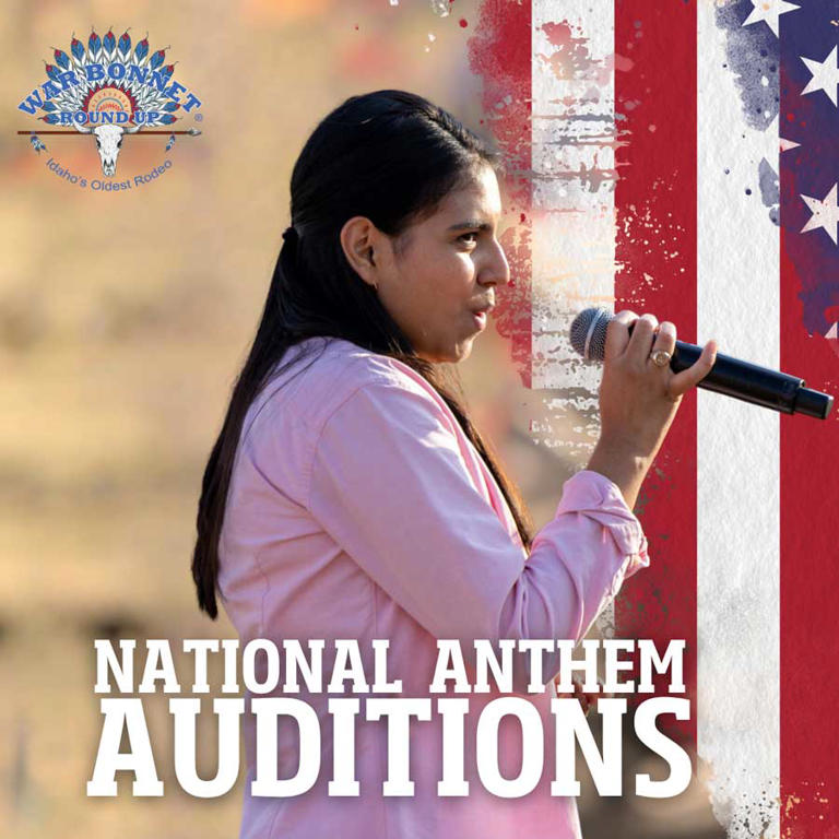 War Bonnet Round Up seeks national anthem performers for 2026 rodeo