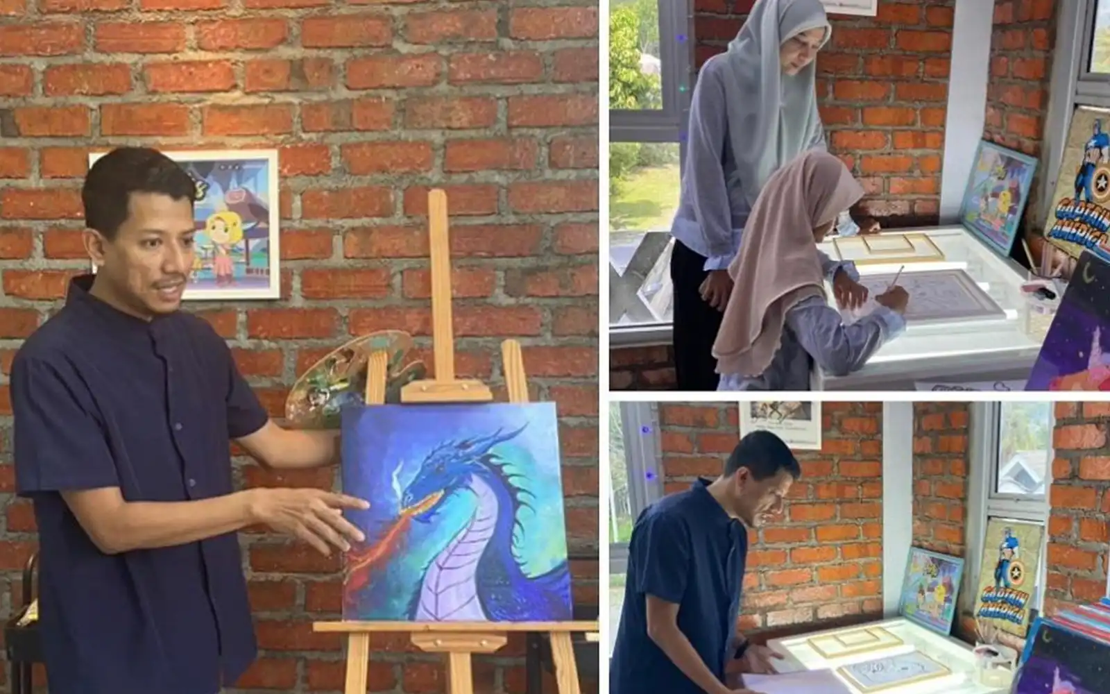 At this Perlis art studio, painting has become a form of therapy