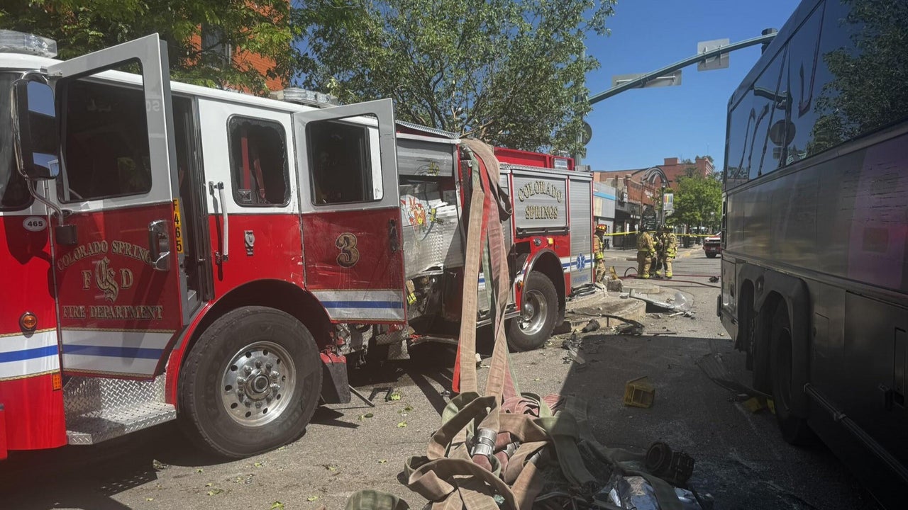 Multiple people injured in crash involving Colorado Springs fire truck ...