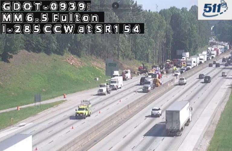 Lanes cleared after vehicle fire on major metro Atlanta interstate