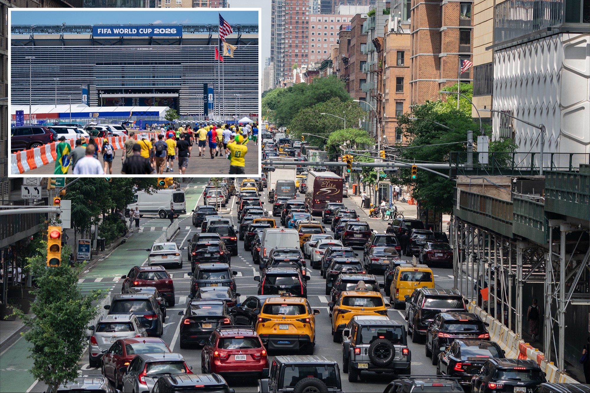 Gridlock slams NYC as World Cup travelers rocked by 'chaotic' transit ...