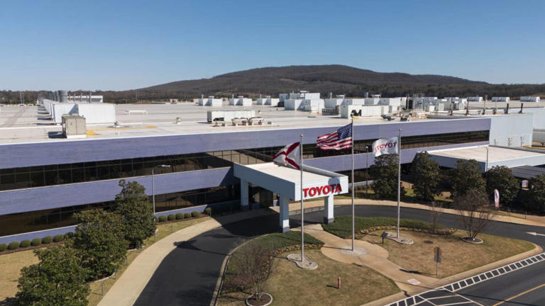 Toyota’s Alabama plant has built 11 million engines in 25 years