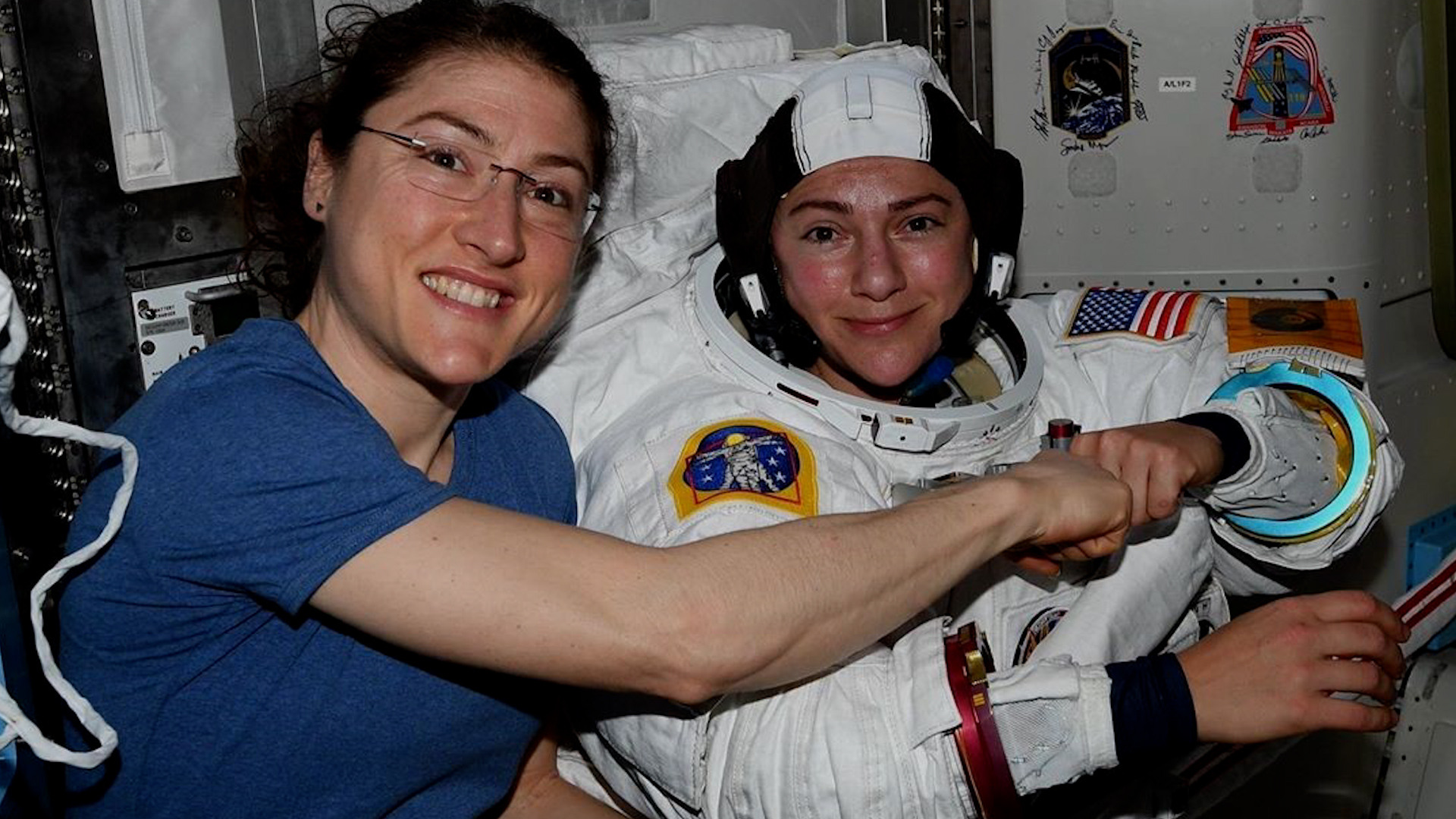 Breaking barriers, the first all-female spacewalk
