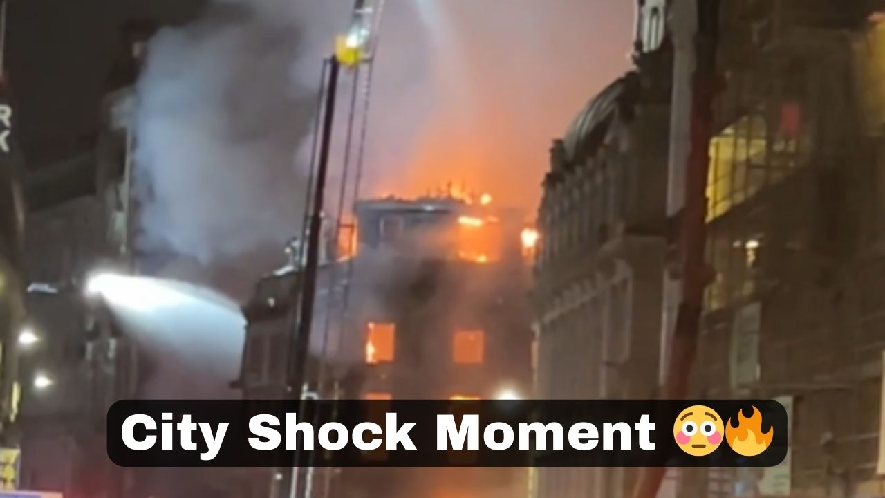 Central Glasgow station surrounded by flames and smoke after sudden ...