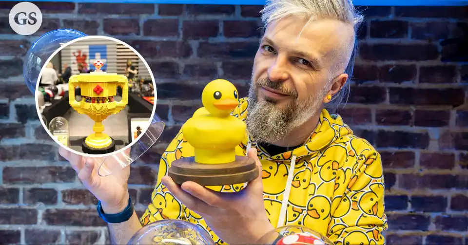 Klocki LEGO stały się jego sposobem na życie. Niedawno odwiedził ...