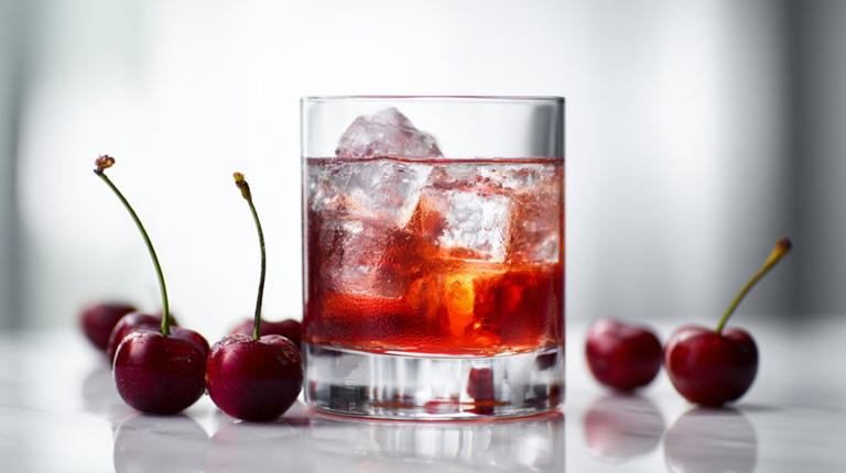 Ein Kirsch-Negroni, immer im besten Geschmack