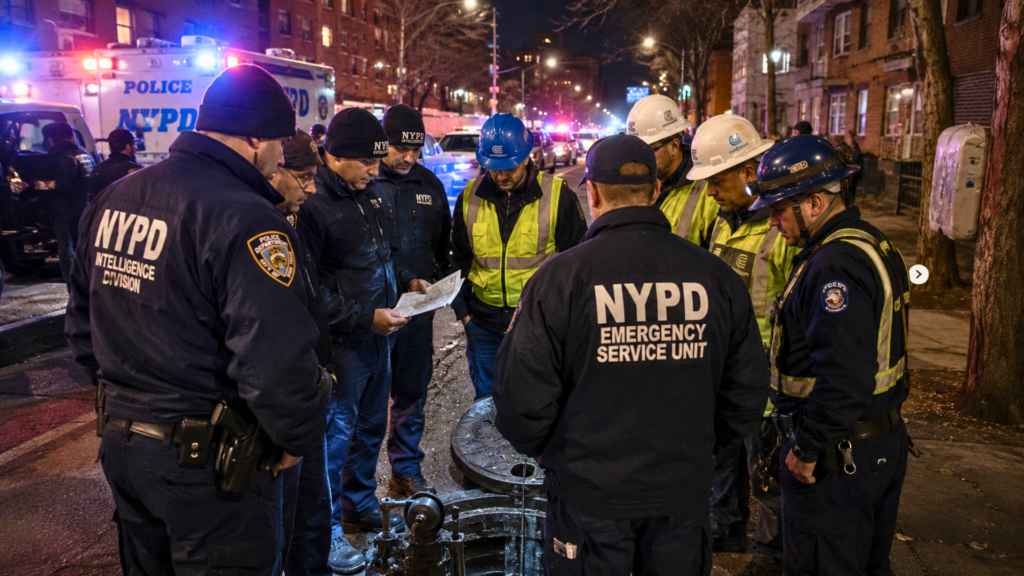 NYPD investigates mystery groups entering Brooklyn manholes, but claims ...