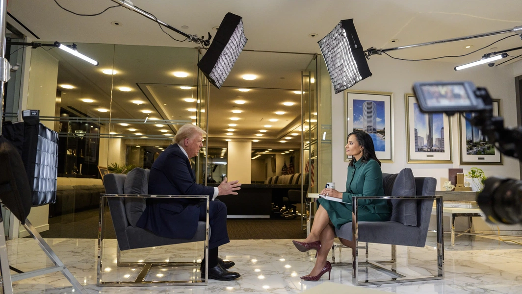 Trump blames rain for walking out of NBC interview