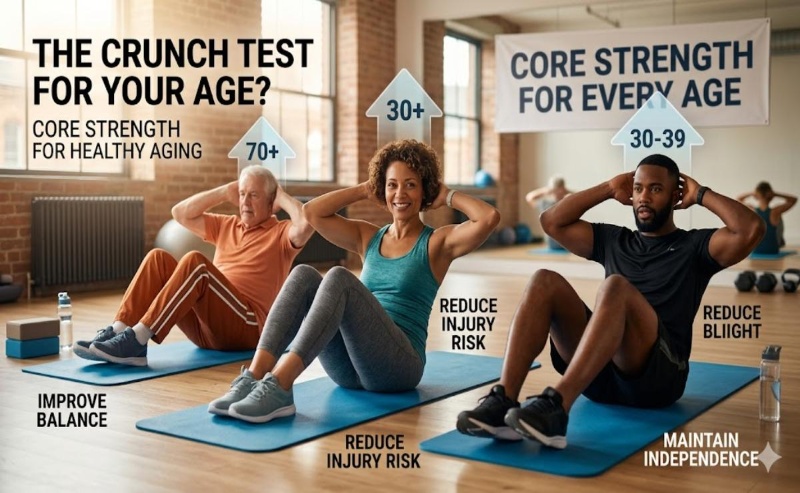 Could you pass the crunch test for your age? Why core strength matters ...