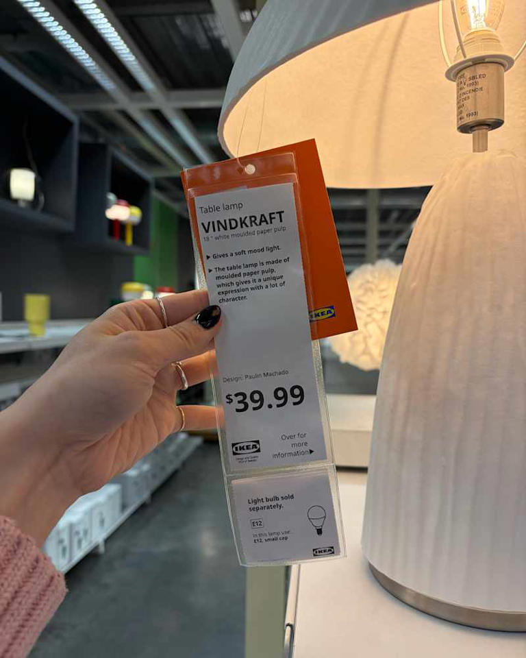 This new IKEA lamp looks like plaster - but it's not