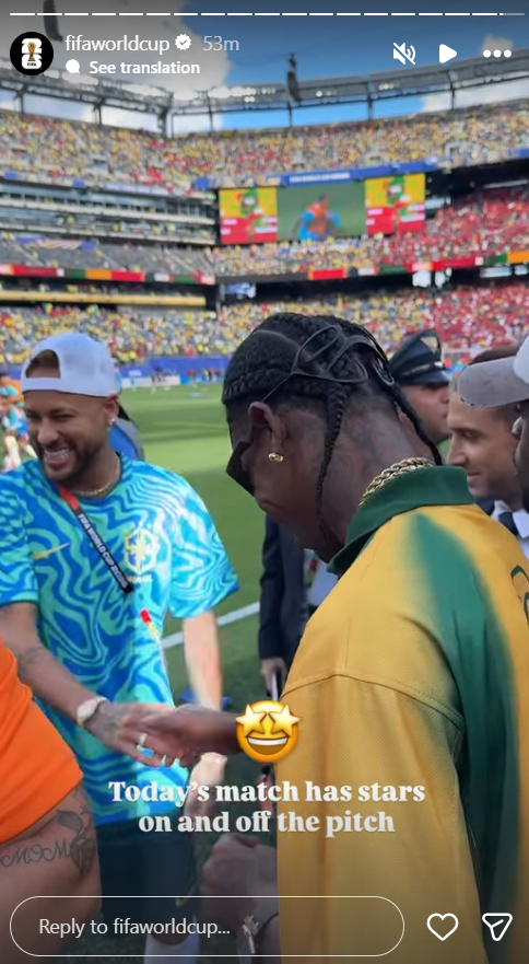 Travis Scott, NFL icon Tom Brady meet Neymar, attend Brazil-Morocco WC ...