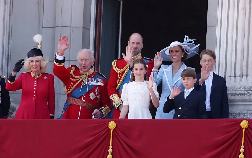 Behind-the-scenes Trooping footage shows playful royal moments