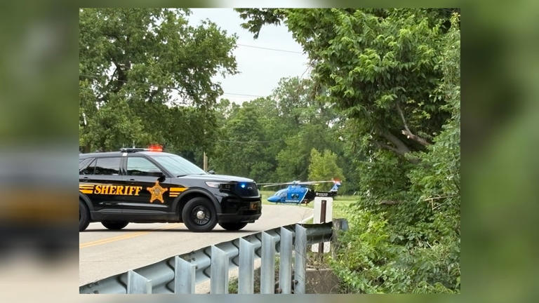 Medical helicopter responds to motorcycle crash in Miami County