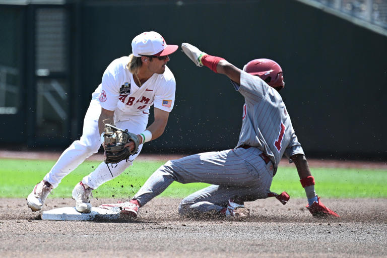 Alabama baseball vs Oklahoma CWS live updates, score, highlights today