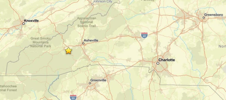 Small earthquake detected near scenic NC town in the Smoky Mountains ...
