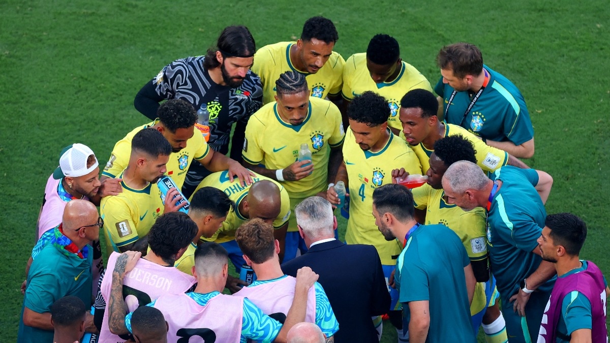 FIFA World Cup: Carlo Ancelotti slams 'nervous' Brazil after Morocco draw