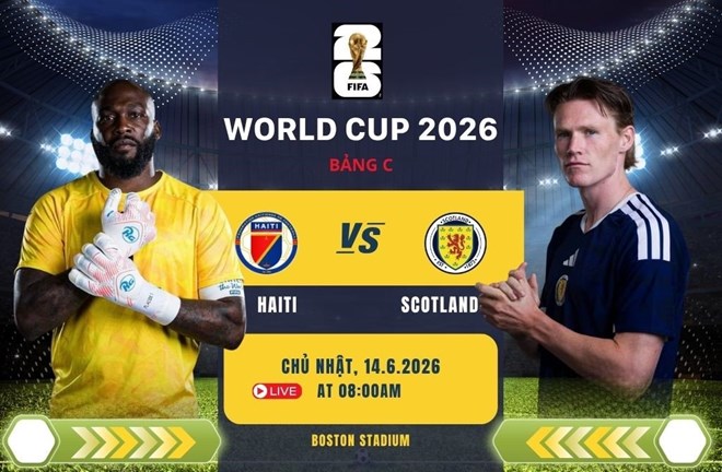 Link xem trực tiếp bóng đá Haiti vs Scotland tại World Cup 2026