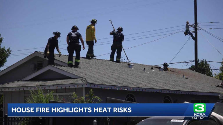 Sacramento house fire underscores risks firefighters face when heat ...